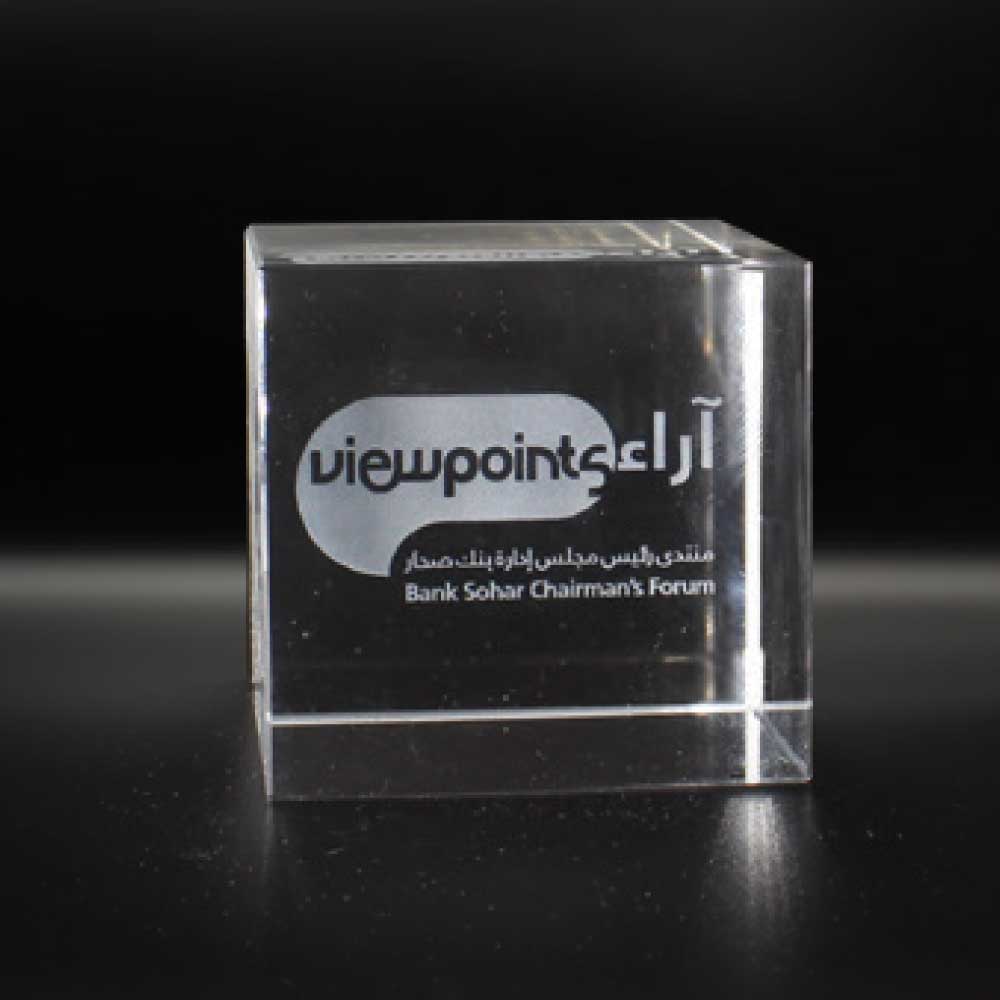 3D Cube Crystals | Promotional Gifts Suppliers